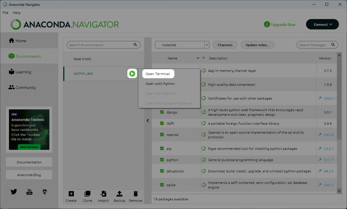 ターミナルでAnacondaのパッケージ(ライブラリ)をインストールする – イガシス研究所